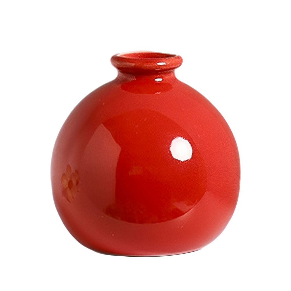2.5 Inch Small Porcelain Vase with Glossy Finish - Vases for Flowers ...