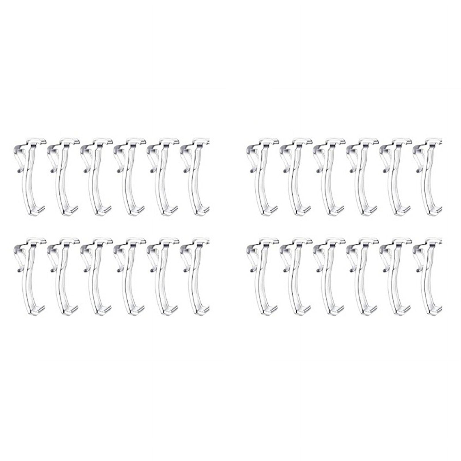 2.5 Inch Valance Clips Window Blind Clips Clear Plastic Valance ...