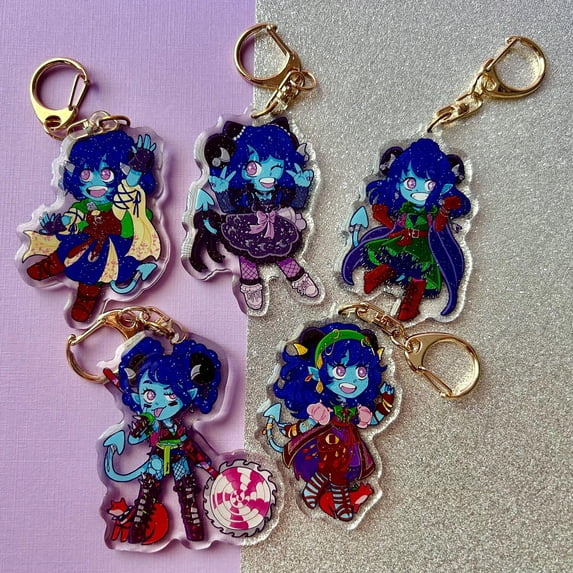2.5 Jester Lavore Critical Role Fashion Keychains Mighty Nein" (1 ...