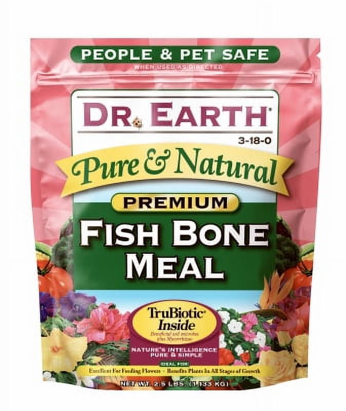 2.5 LB 3-18-0 Fish Bone Meal An Excellent Source Of Organic Phosphorou ...