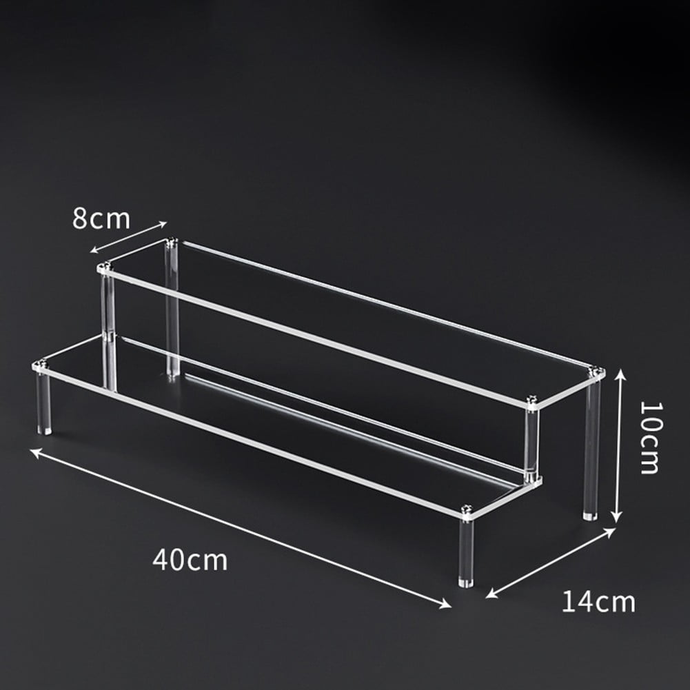 2-5 Layers Acrylic Display Stand Perfume Figurine Transparent Storage ...