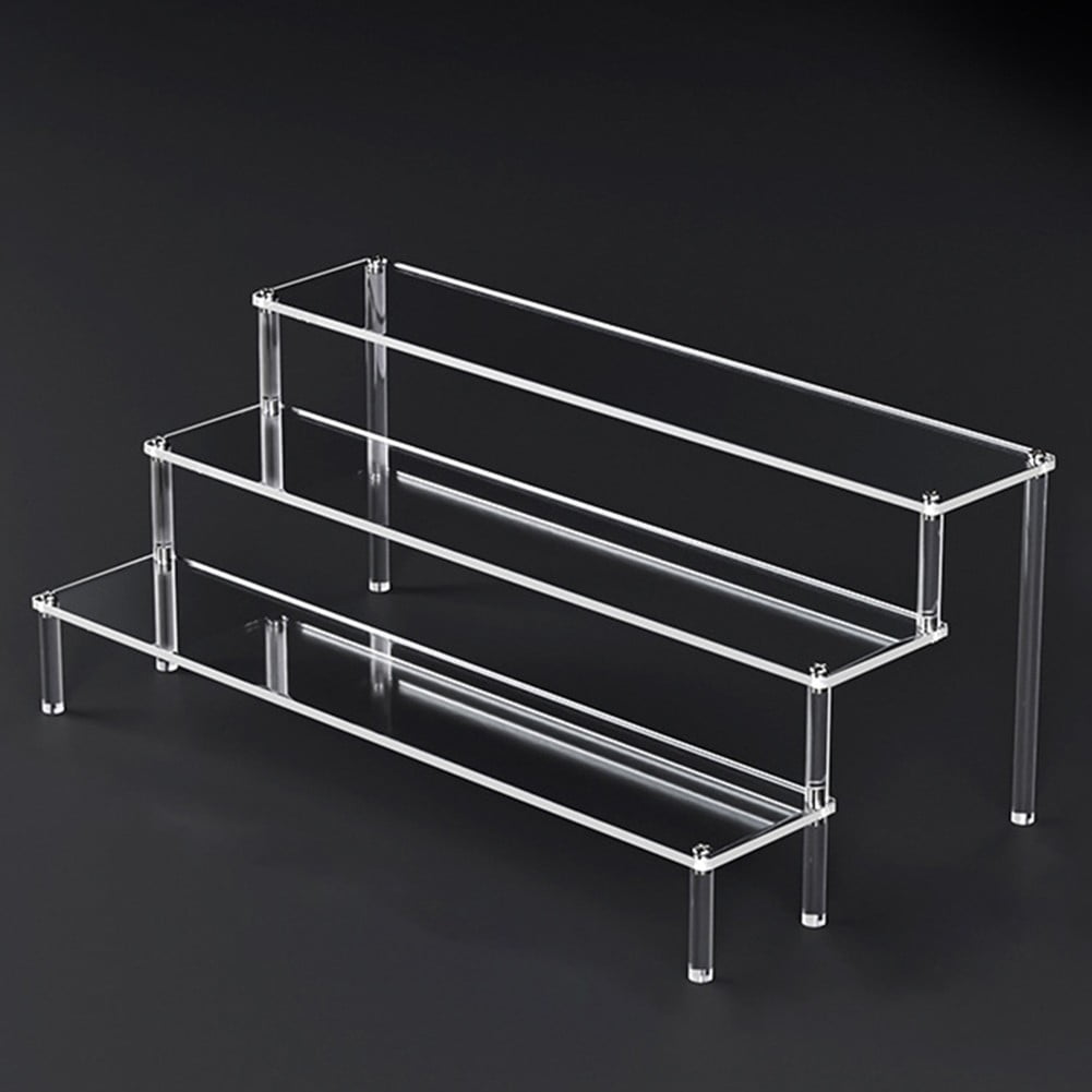 2-5 Layers Acrylic Display Stand Perfume Figurine Transparent Storage ...