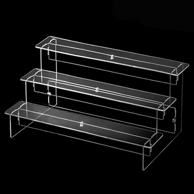 2-5 Layers Acrylic Ladder Display Stand Perfume Doll Transparent ...