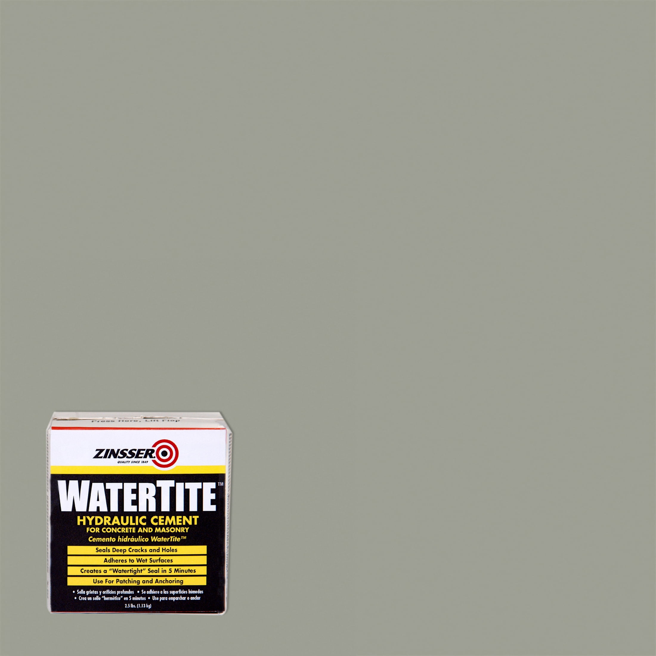 6 Pack, 2.5 Lb Carton, Zinsser WaterTite Concrete and Masonry Hydraulic ...