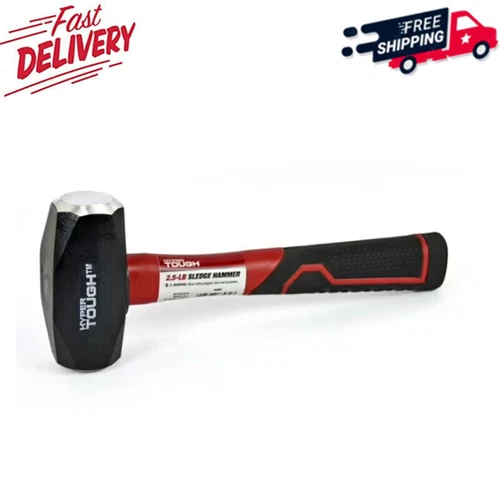 2.5 Lb Sledge Hammer Fiberglass Handle With Comfort Grip Power Coated ...