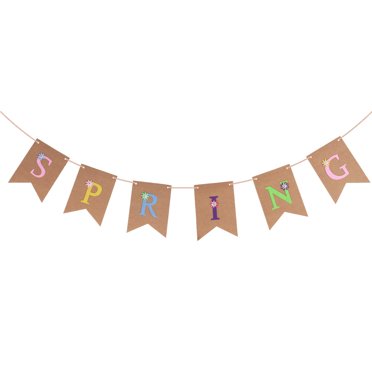 Spring Pennant Banner - Walmart.com