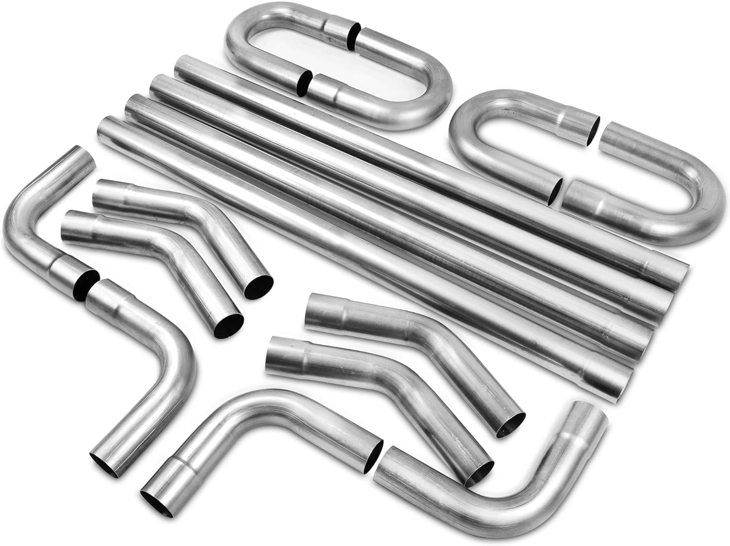 2.5'' Mild Steel Custom Exhaust Kit Tubing Mandrel Bend Pipe Straight ...