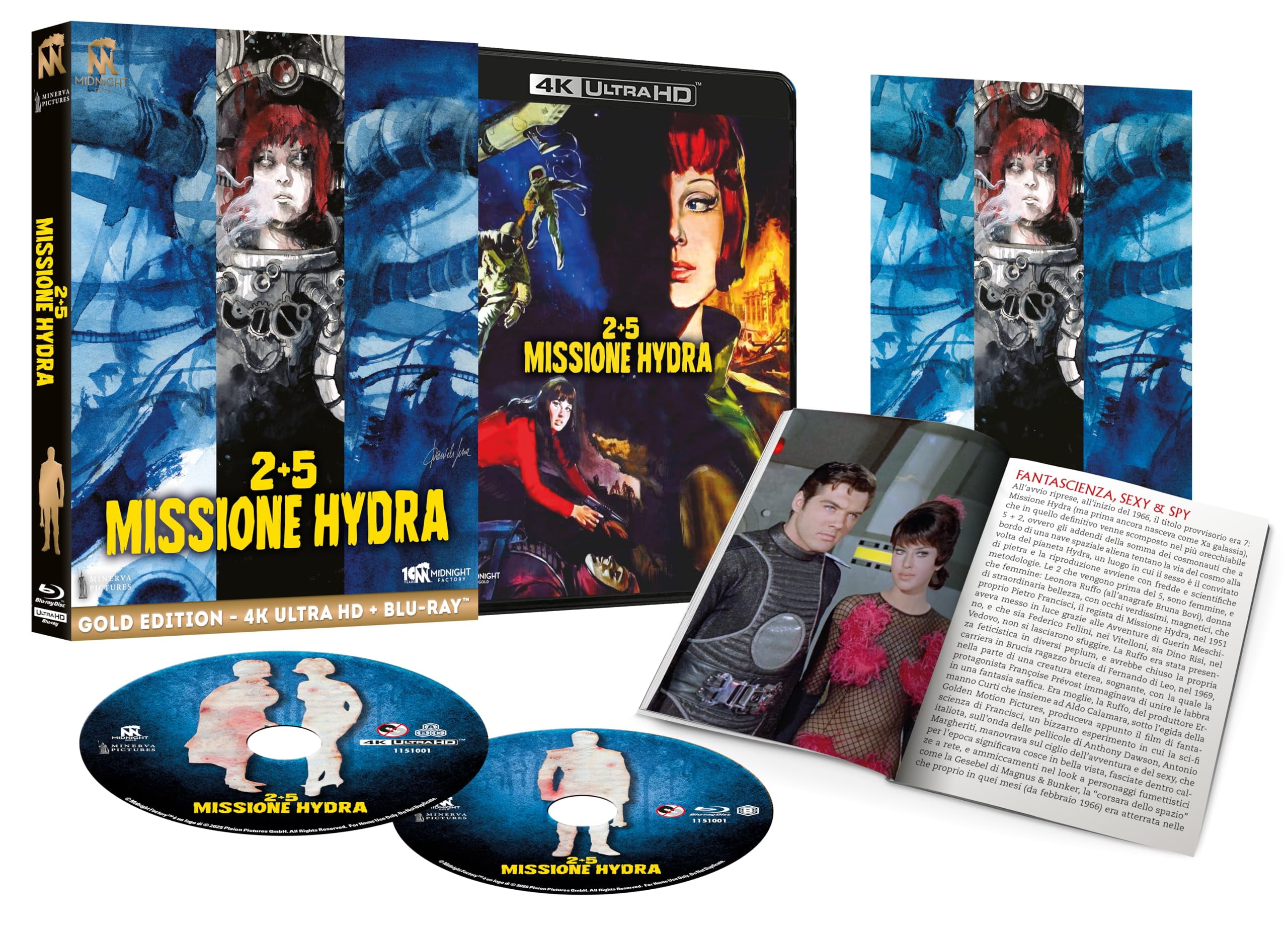 2+5 Missione Hydra (4K UHD (4K Ultra HD) Leonora Ruffo Mario Novelli Roland Lesaffre - Walmart.com