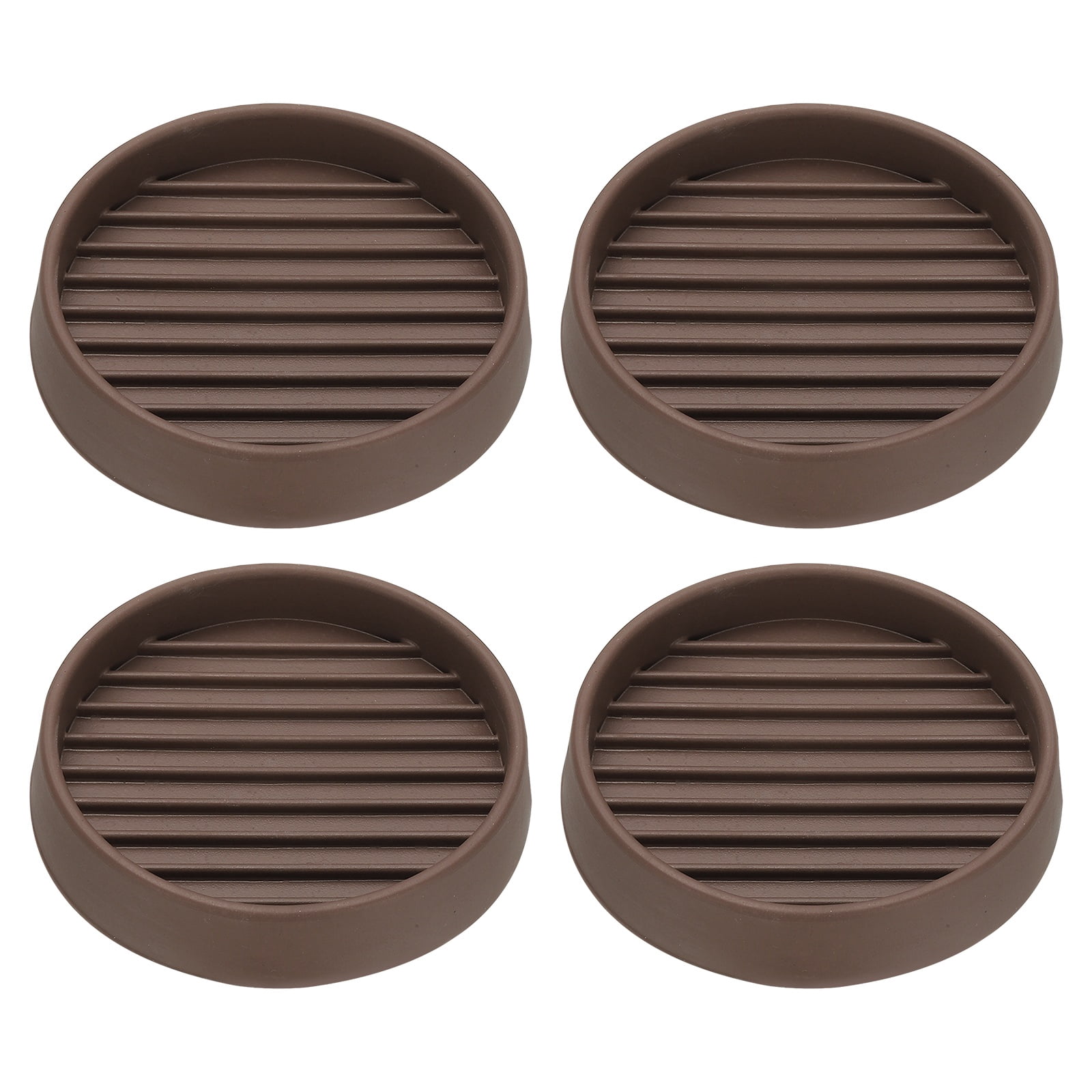 2.5" Non Slip Furniture Coasters, 4pcs Round Rubber Furniture Pads ...