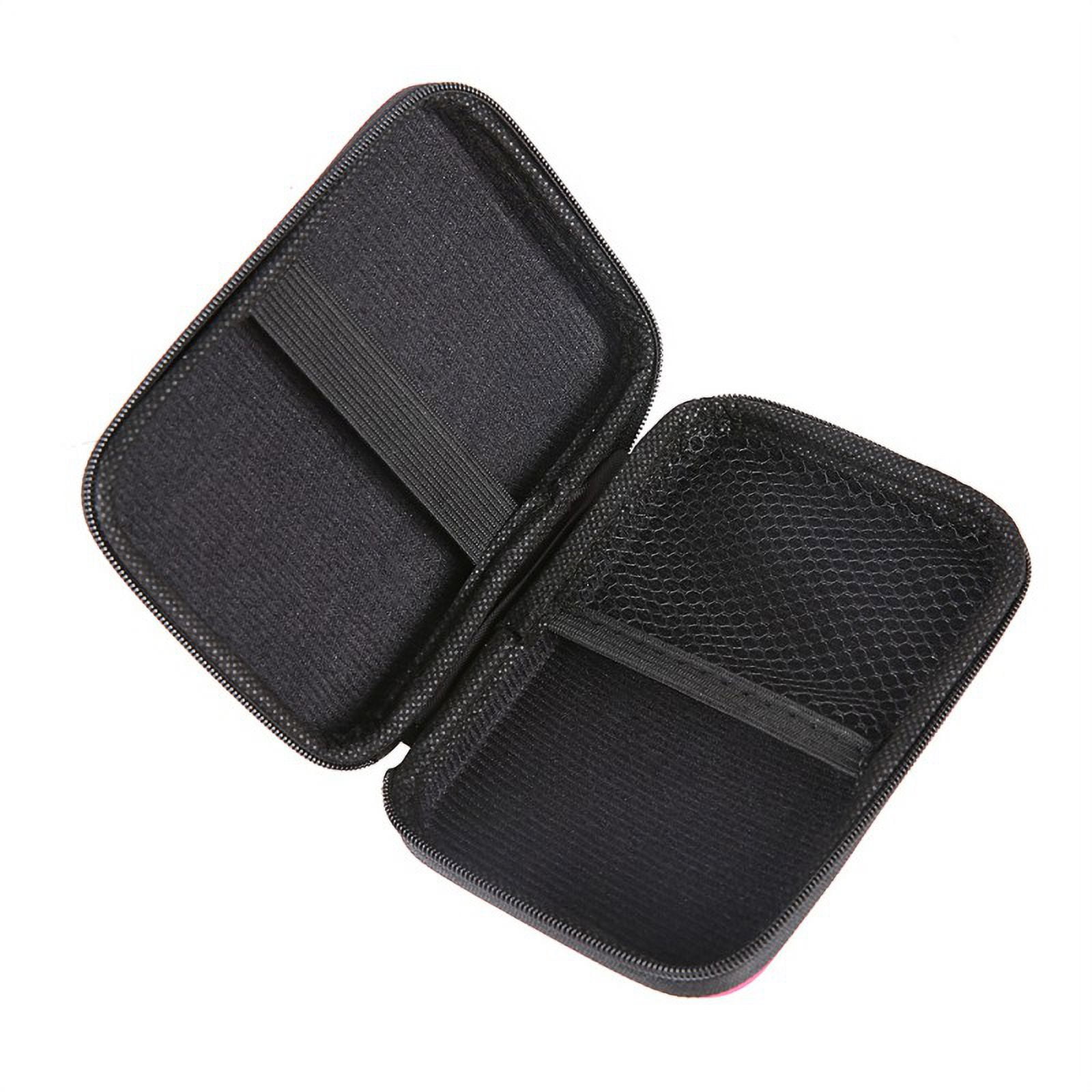 2.5" Portable External Hard Disk Nylon Carry Bag Compartments Case ...