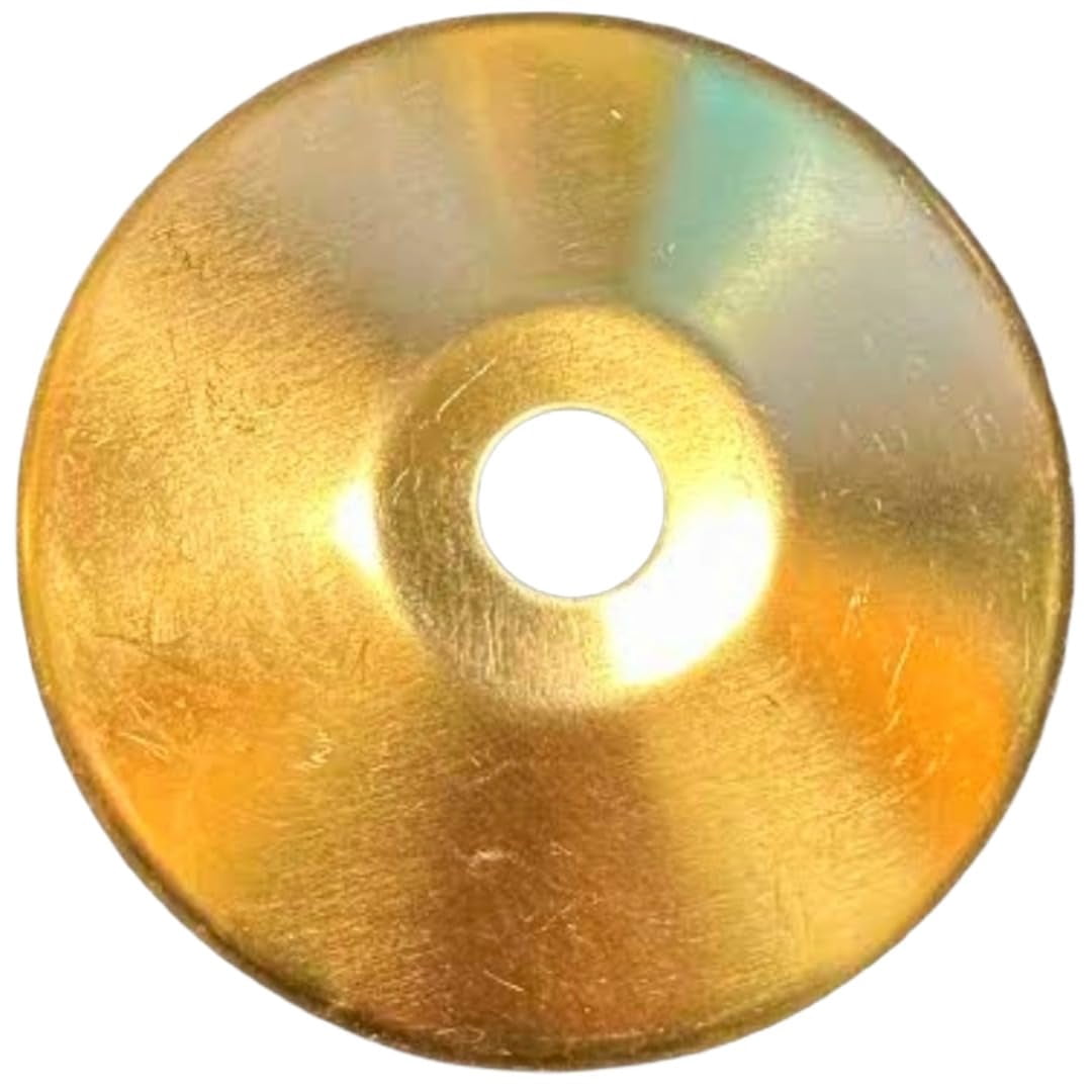 2.5"Round Solid Brass Vase Cap for Lamp Fixtures & Many Crafts ...