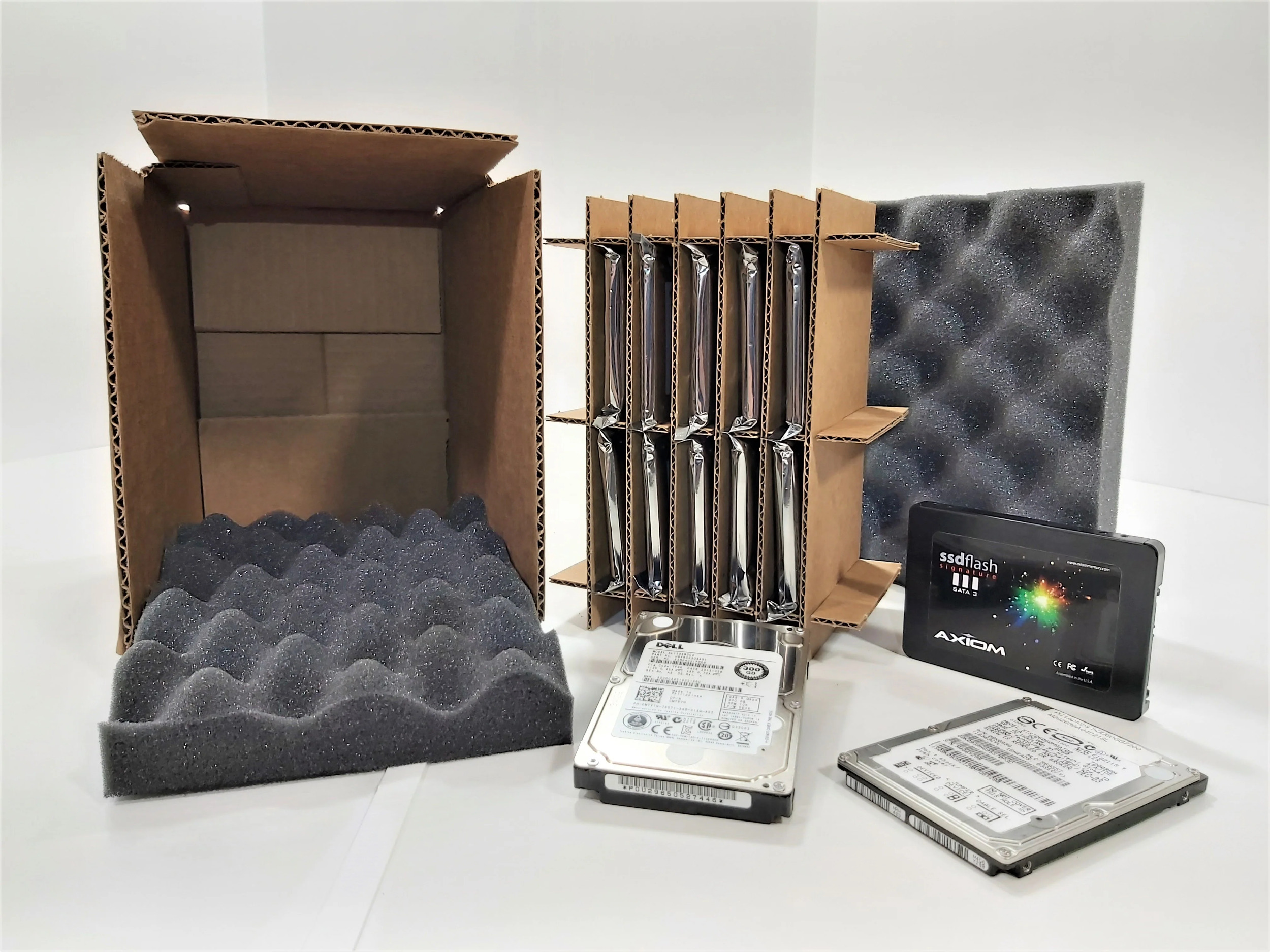 2.5" Standard, SSD, SAS Hard Drives --- 10-COUNT Shipping Storage ...