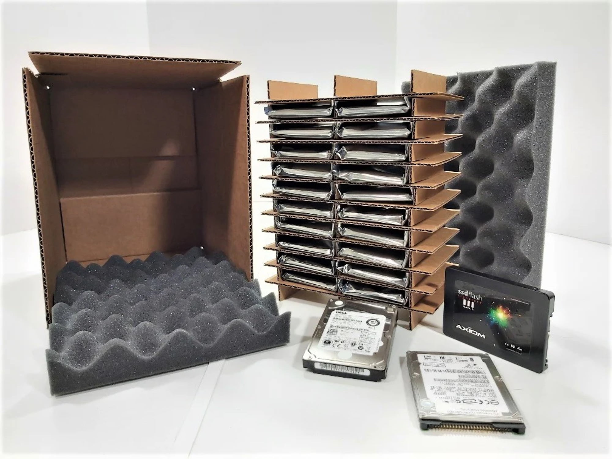 2.5 Standard, SSD, SAS Hard Drives --- 20-COUNT Shipping Storage ...