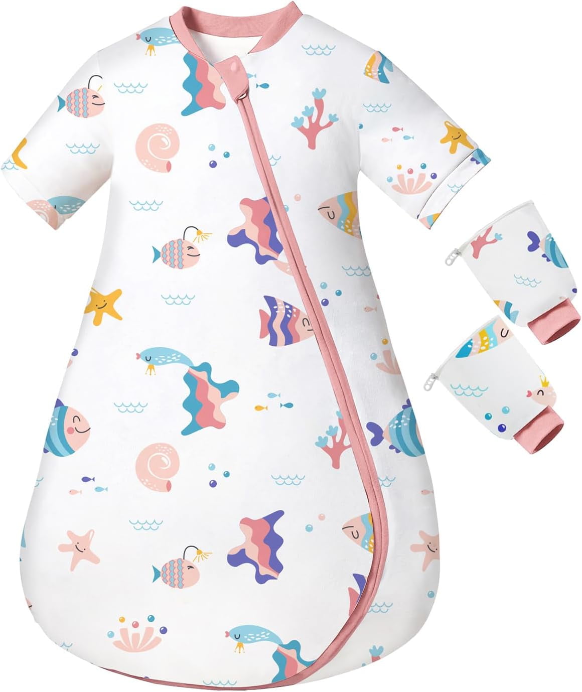 2.5 TOG Baby Sleep Sack for Winter, Super Warm Removable Long Sleeve ...