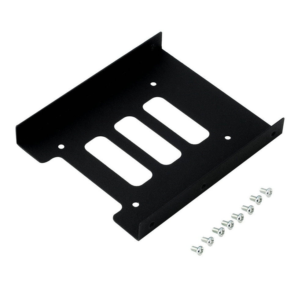 2.5" To 3.5" Hard Drive Mounting Bracket For PC, Metal, Black - Walmart.com