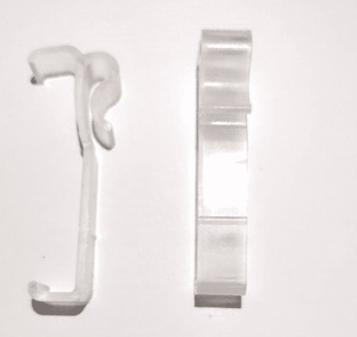 2.5" Valance Clips for Horizontal Faux Wood or Mini Blinds (8-Pack ...