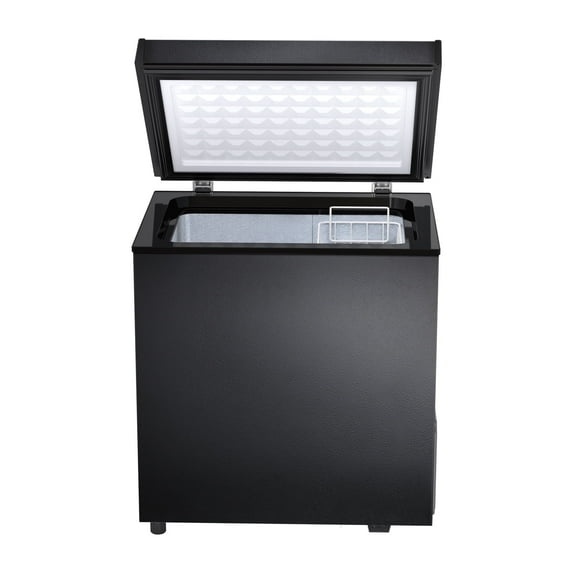 WAA 1.8 cu.ft. Chest Freezer, Energy-Efficient Compact Freezer, Black ...