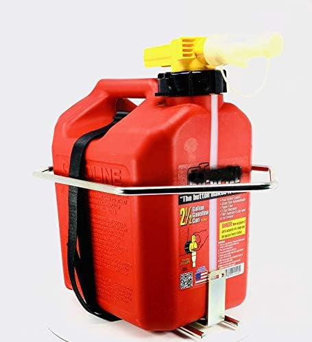 2.5 gallon gas can holder for utility lawn and landscape trailers ...