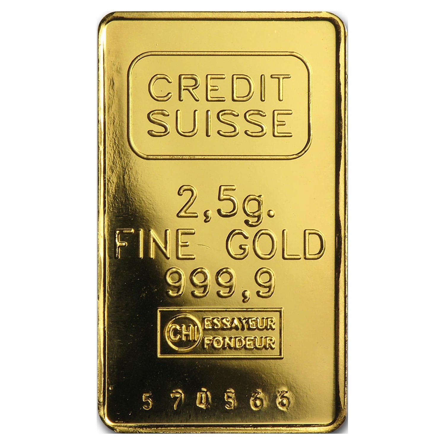APMEX Guaranteed 2.5 gram Pure .999+ Fine Gold Bar - Secondary Market ...
