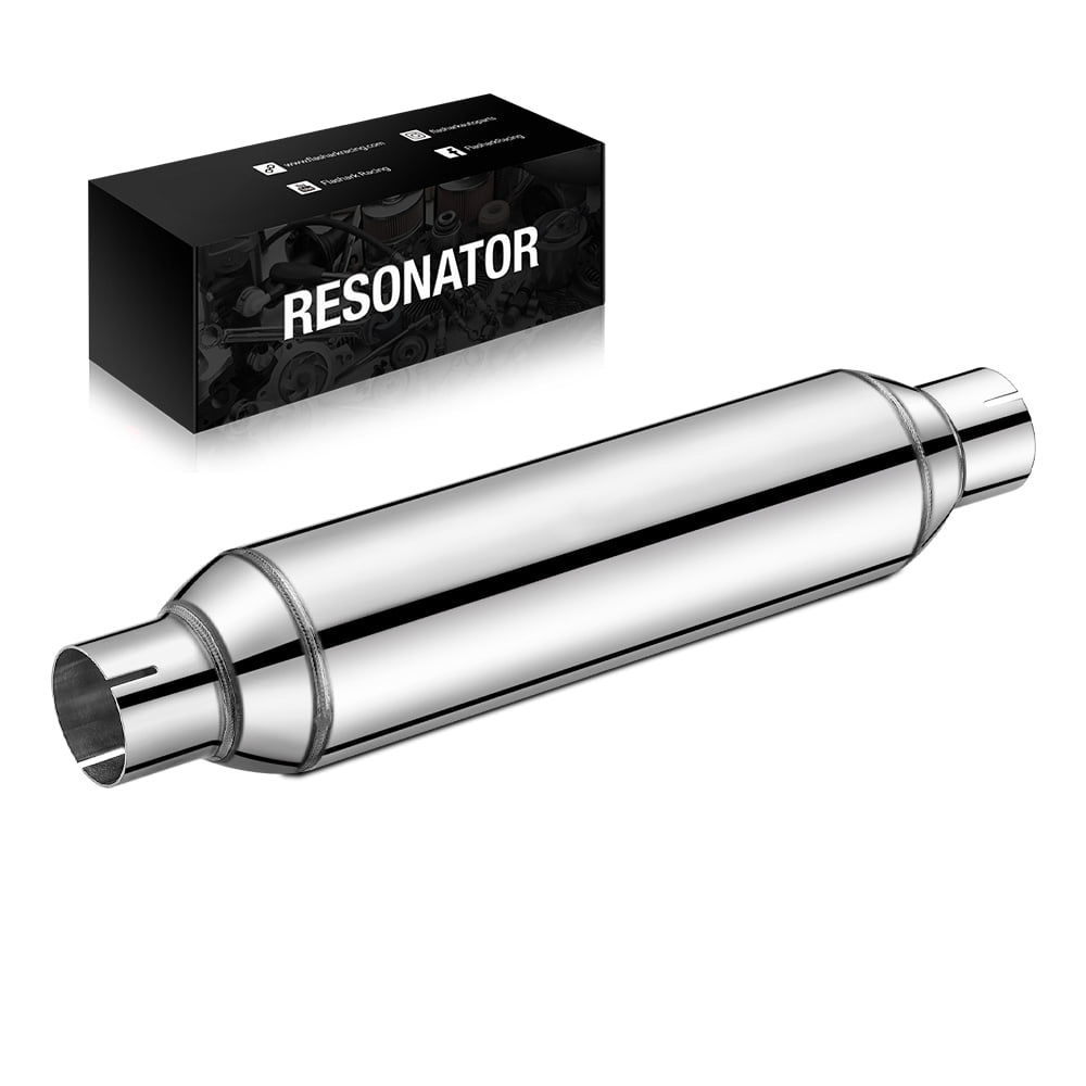 2.5 in. Inlet, 20 in. Overall Exhaust Resonator 16 in. Body, 4 in ...