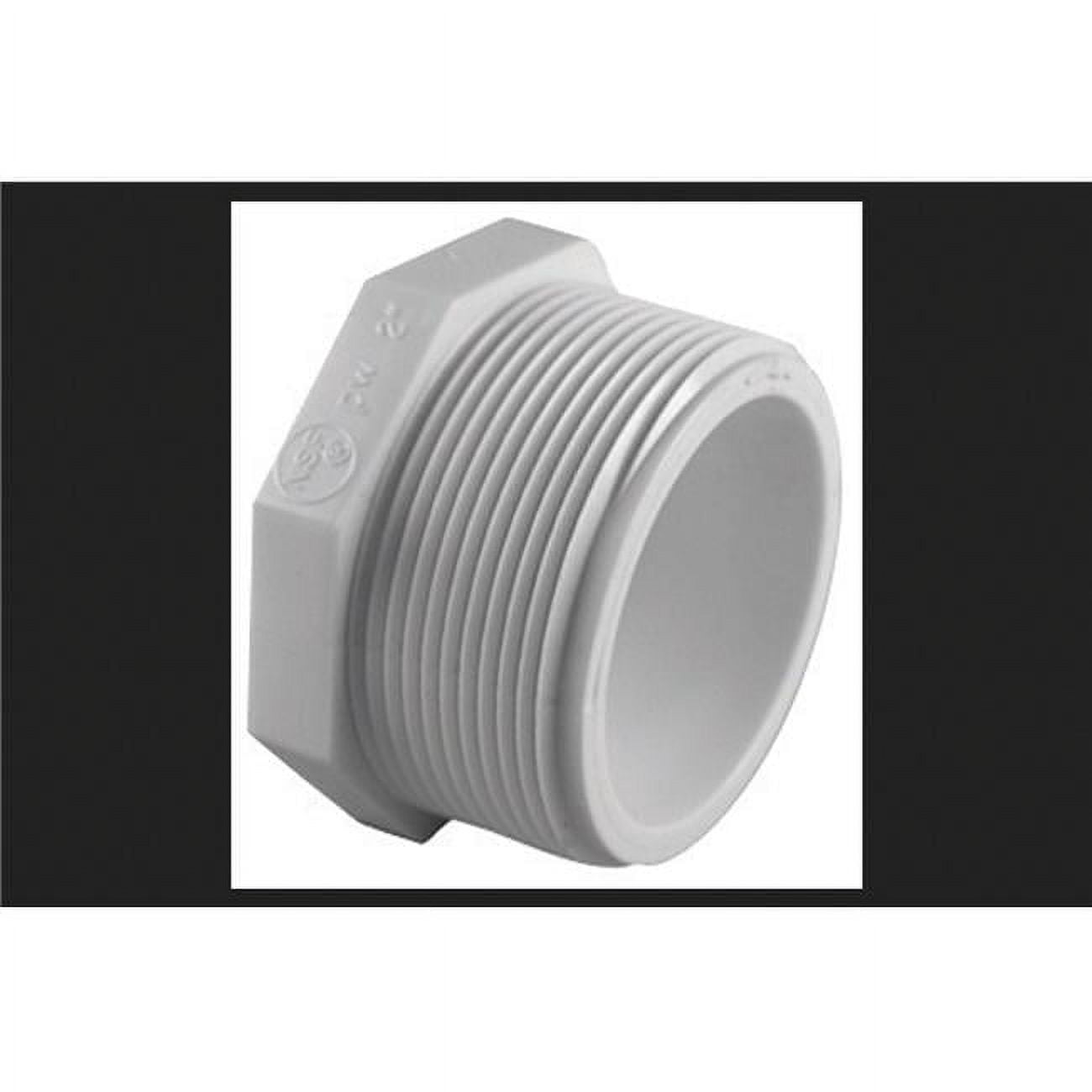 2.5 in. PVC Pipe Plug Schedule 40 - White - Walmart.com