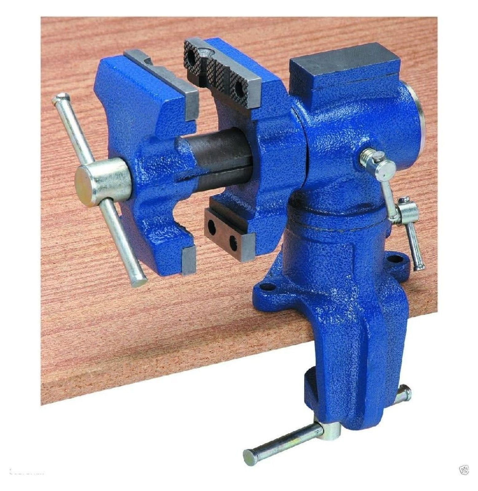 2.5 in. Portable Table Vise With 360 Degree Locking Swivel Base ...