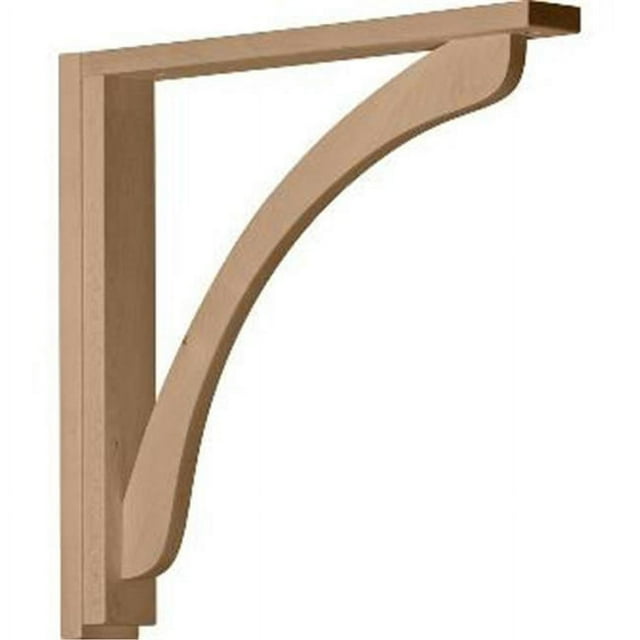 2.5 in. W x 17.75 in. D x 17.25 in. H Reece Shelf Bracket, Cherry ...