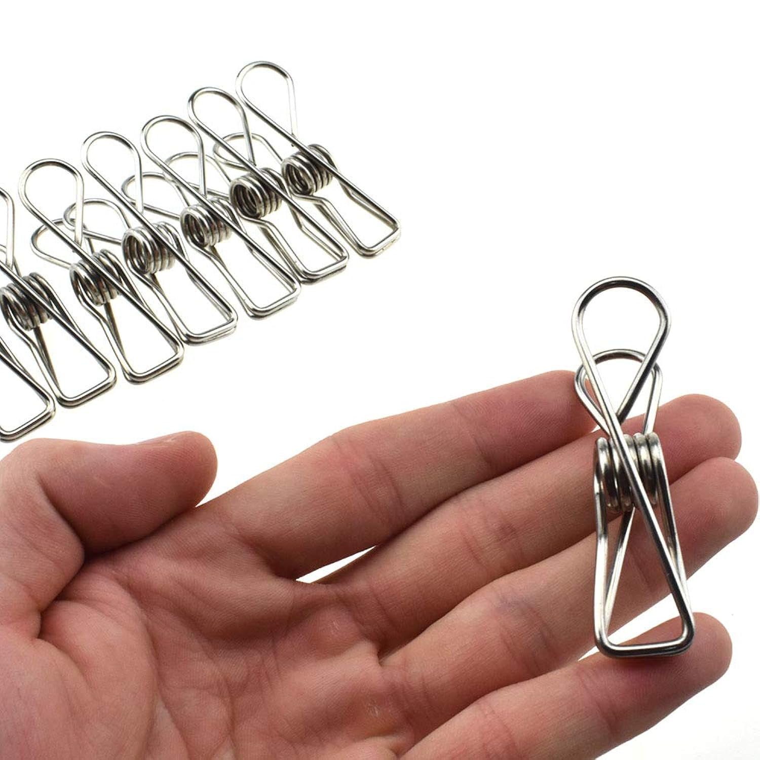 2.5 inch 14 Pack Heavy Duty Clothes Pins for Hanging Clothes, Stainless ...