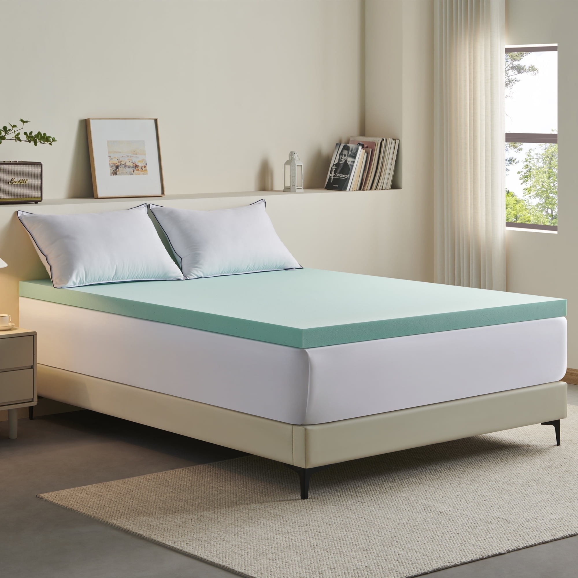Startfun 2.5 inch Extra Firm Memory Foam Mattress Topper, Pressure ...