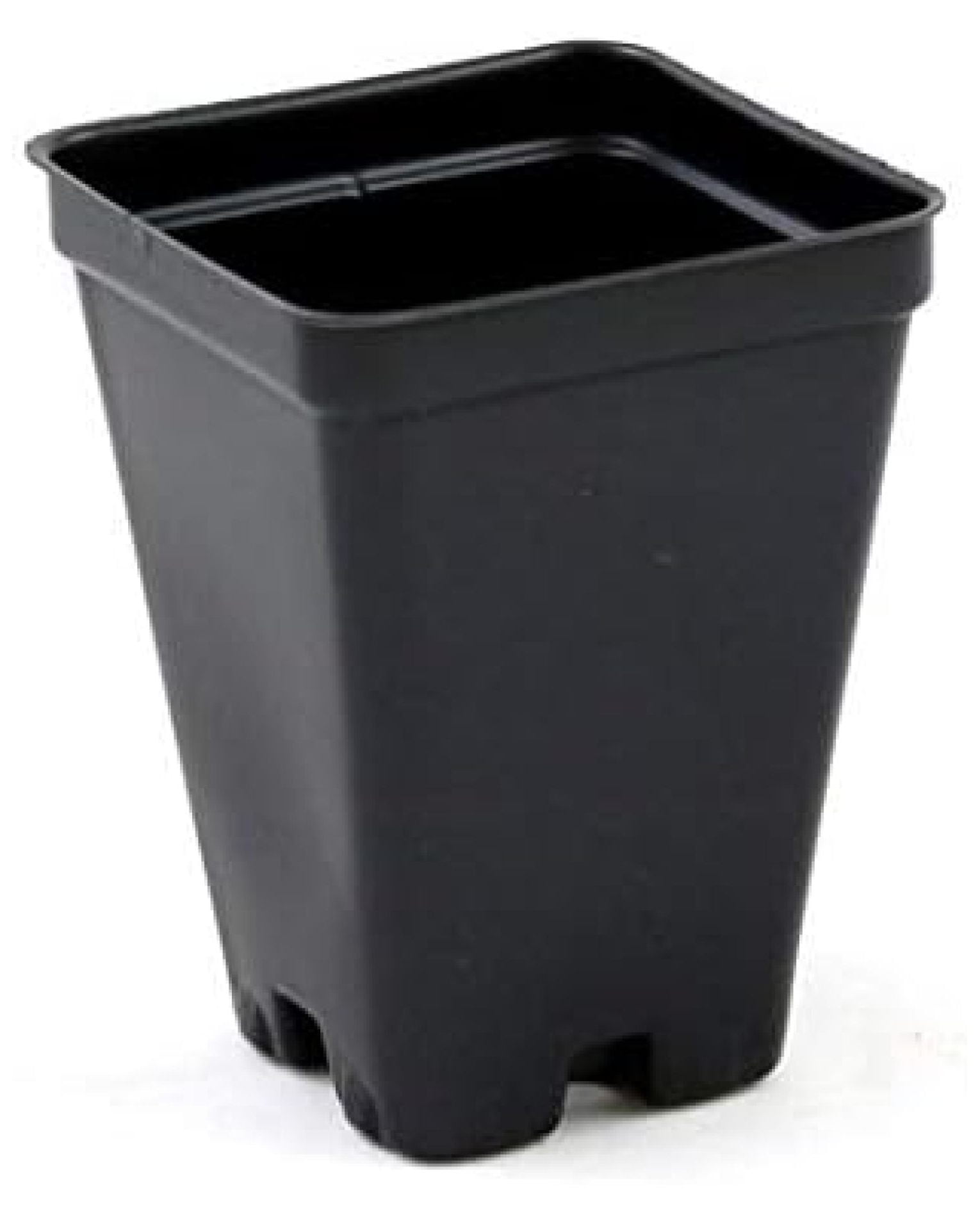 2.5 inch Square Greenhouse Pots - Black - Plastic - Deep - 100 Pack ...