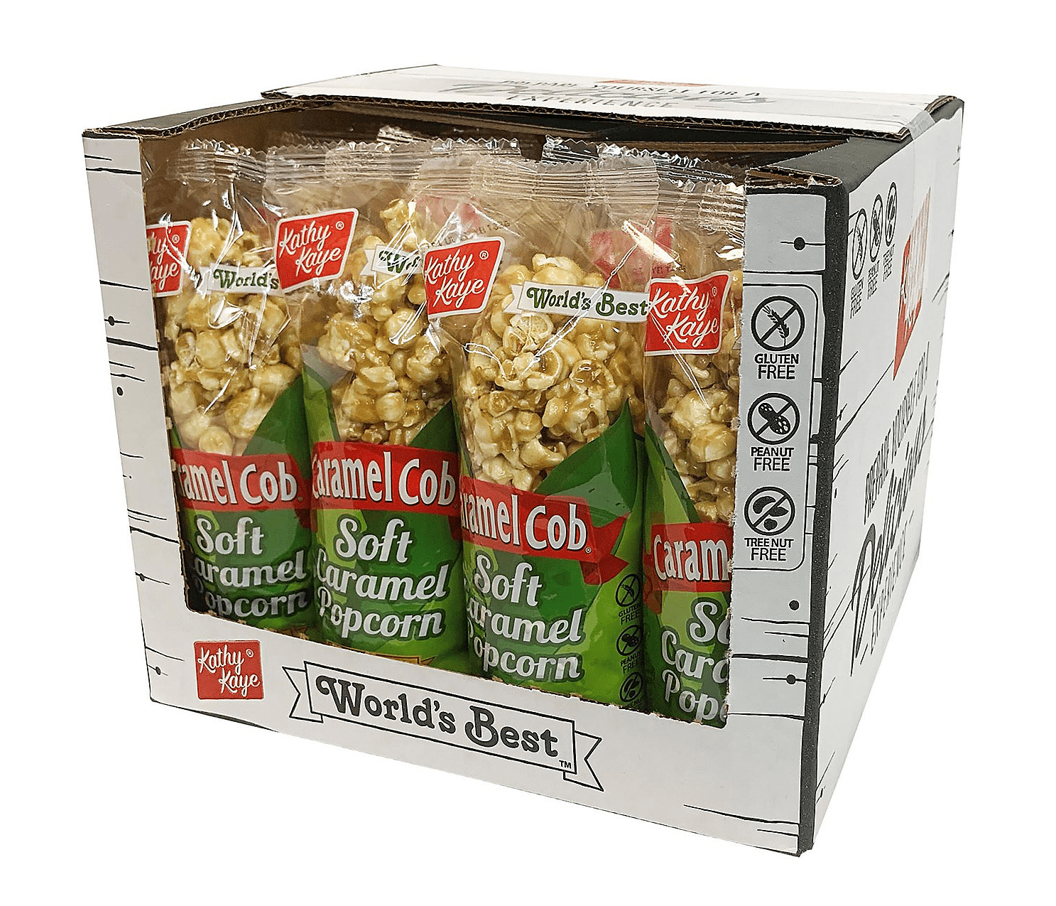 2.5 lbs. Caramel Cob Soft Popcorn Handout Treat Packs - 16 Pc ...