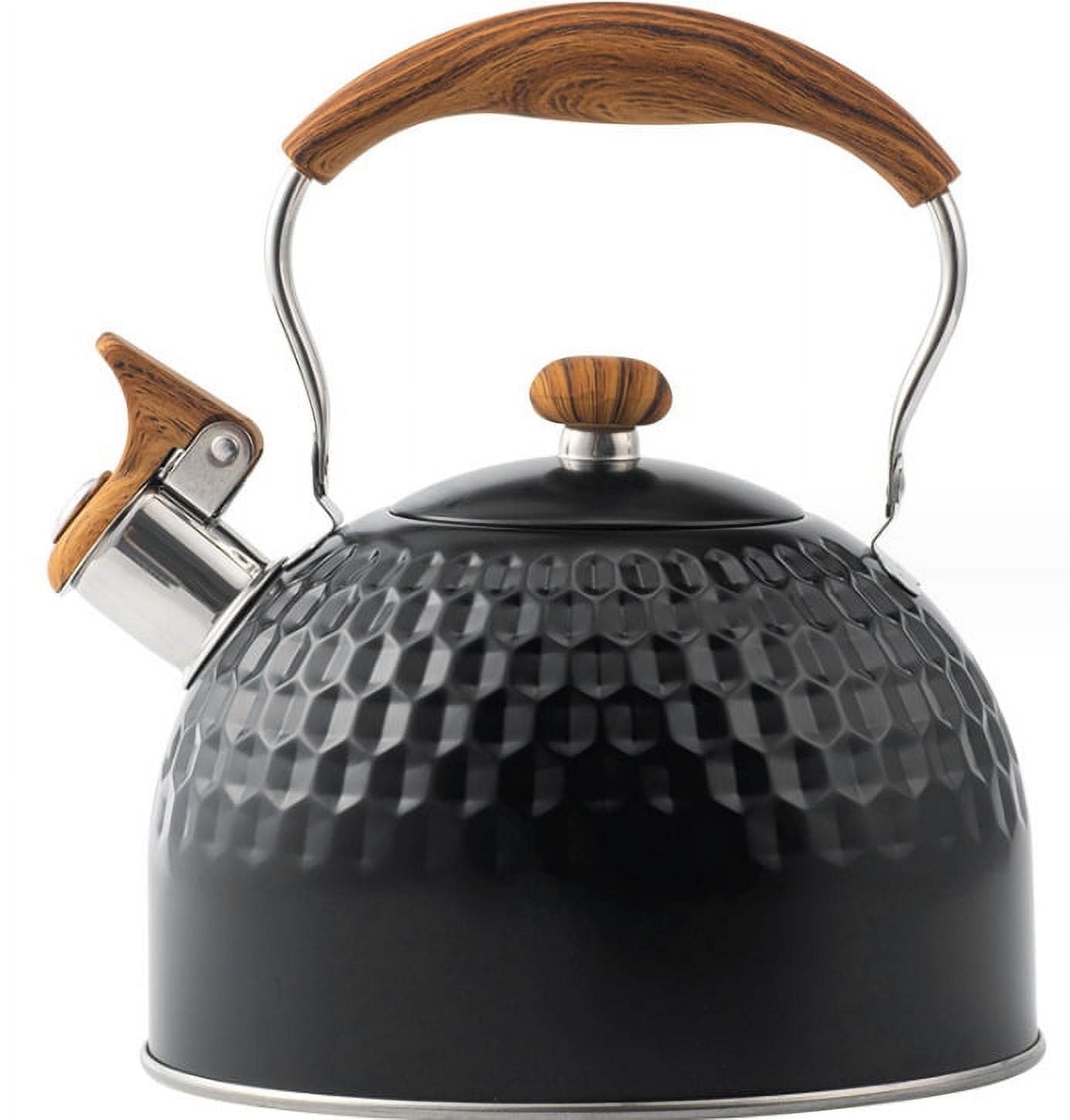 2.5 liters stainless steel whistle kettle flat bottom large capacity ...