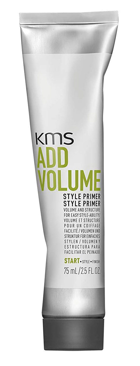{2.5 oz} KMS Add Volume Style Primer w/ SLEEKSHOP Hair Rat Tail Steel ...