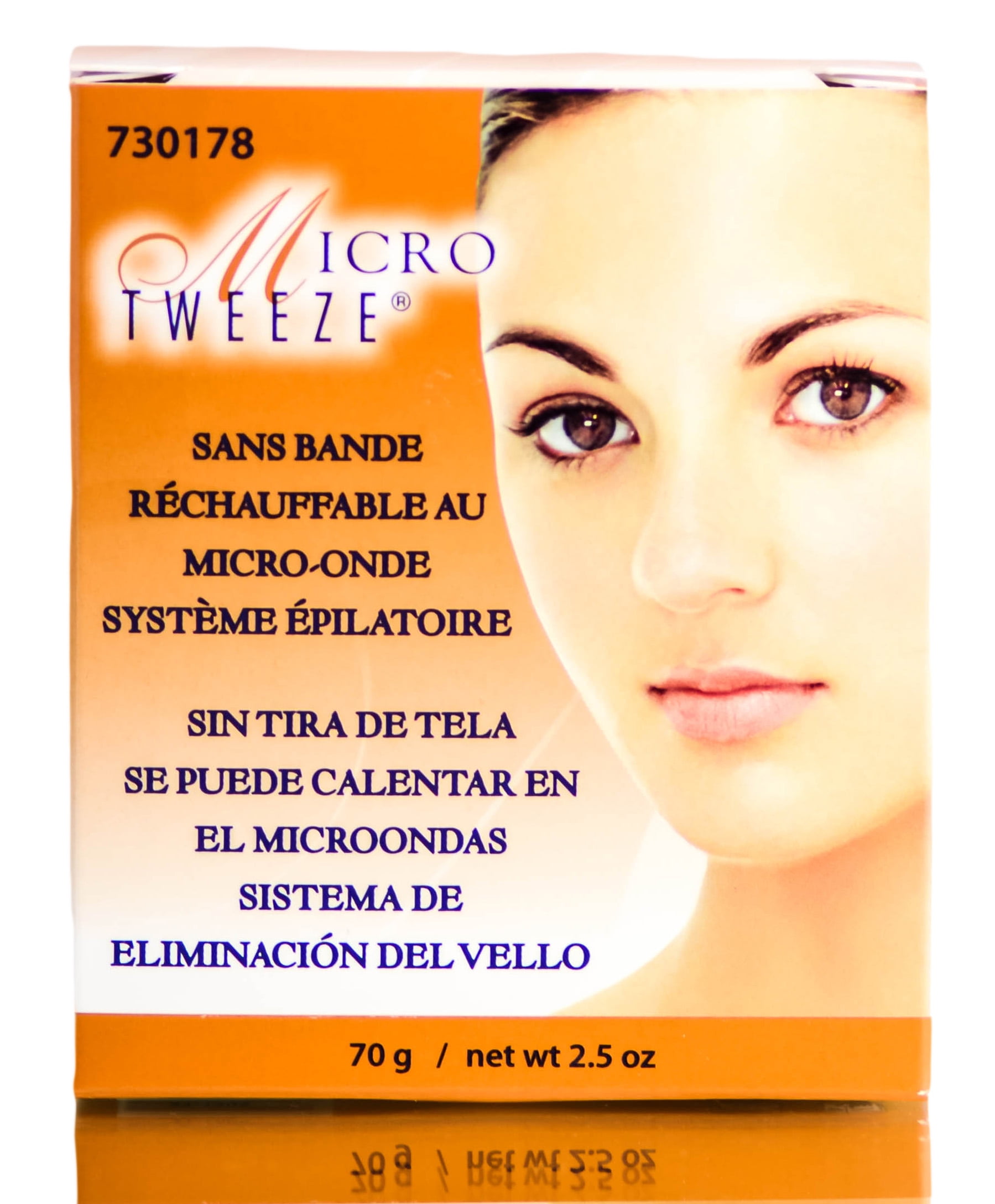 {2.5 oz} Micro Tweeze No Strip Microwaveable Hair Removal System w ...