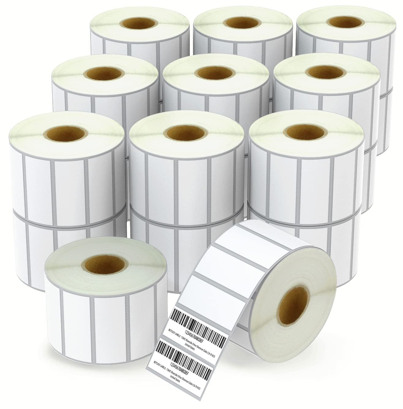 2.5" x 1" (64 mm x 25 mm) Multipurpose & Barcode Labels Compatible with ...