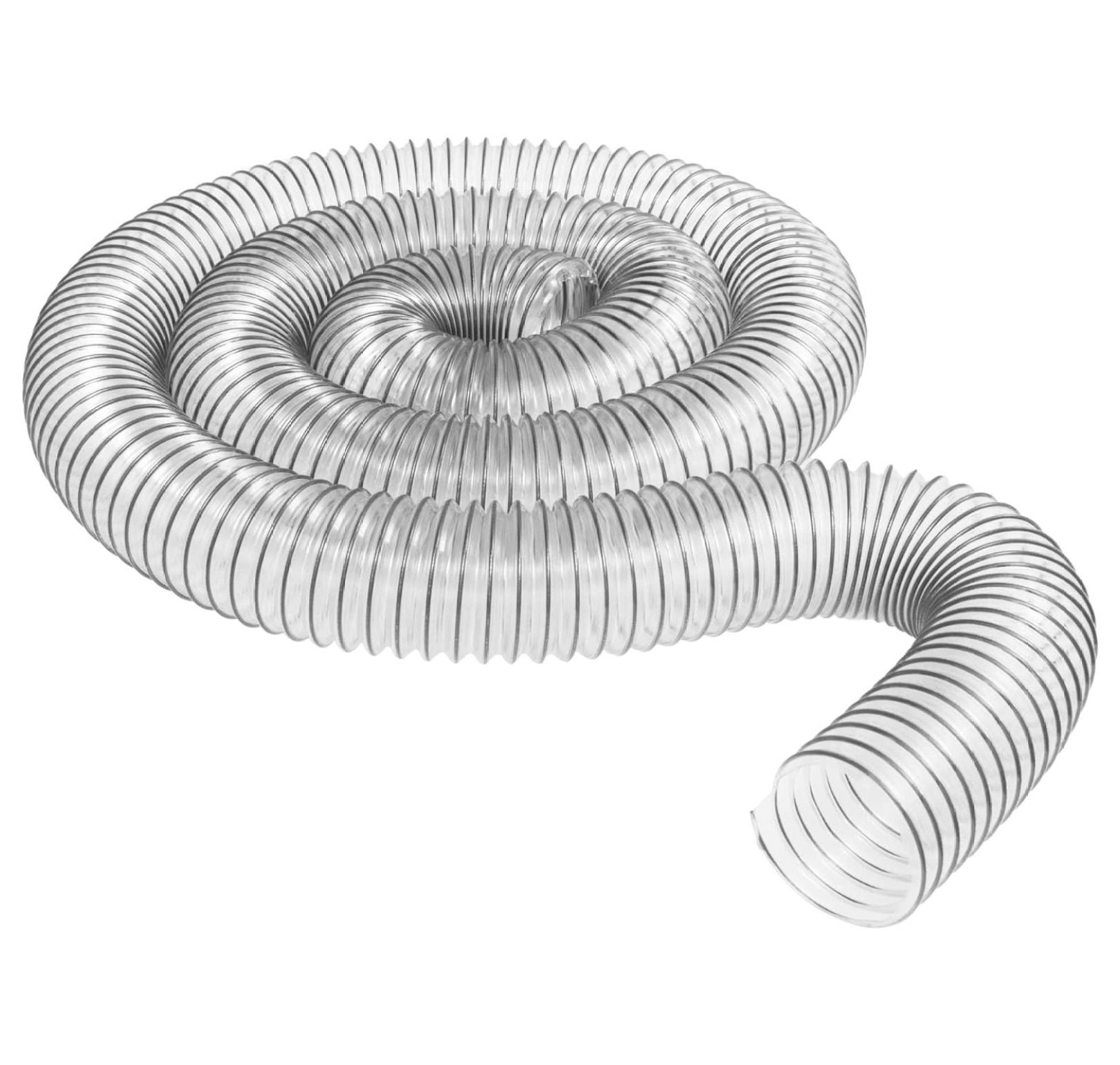 2.5" x 10' Ultra Clear Vue Heavy Duty PVC Dust Debris and Fume ...