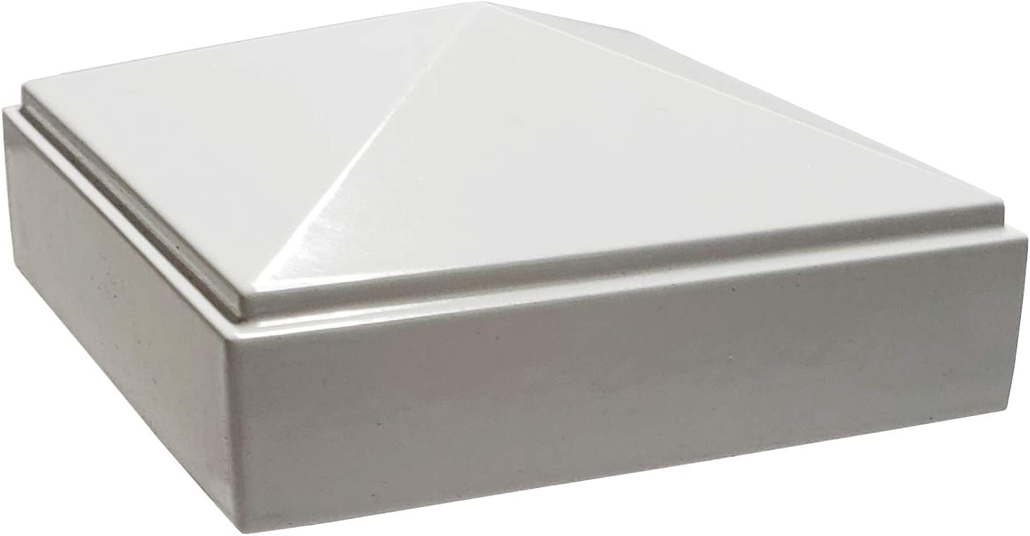 2.5" x 2.5" Aluminium Pyramid Post Cap for Metal Posts - Pressure Fit ...