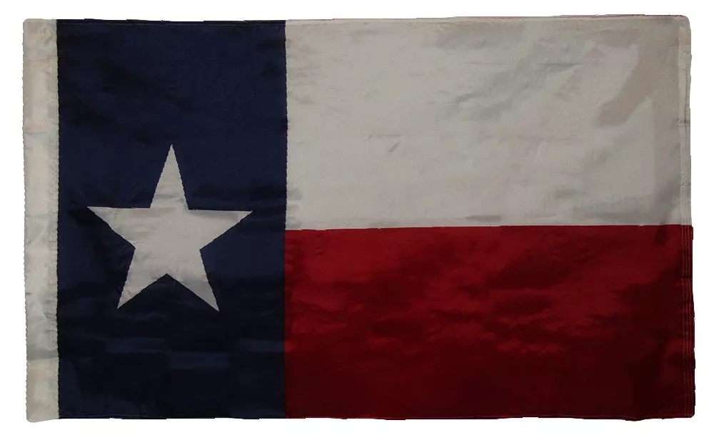 2.5 x 4 Feet Texas Polyester Flag Sleeve Pole Hem Banner Pocket 2.5"x4 ...