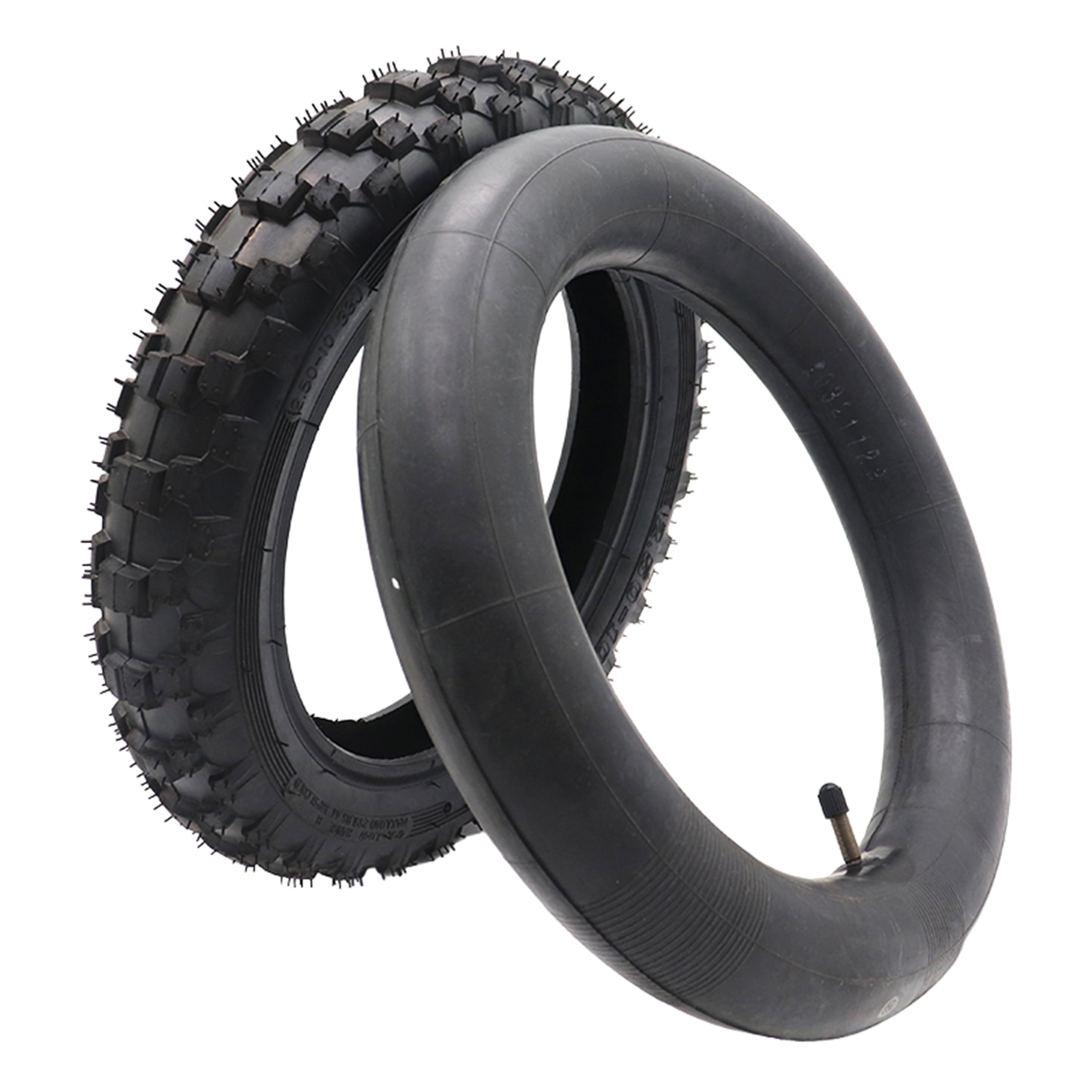 2.50-10 Inner Tube Outer Tires For Front Or Rear 10 Inch Motocross Pit Bike 49CC Two-Stroke ...