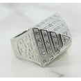 2.50 Ct Round Cut Real Moissanite 14k White Gold Plated Men's Pinky ...
