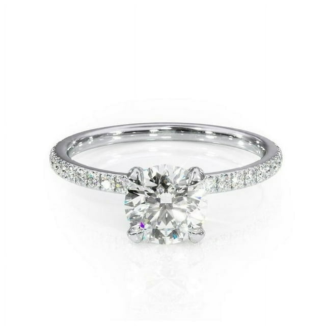 IGS Certified 2.50 Ct Stunning Solitaire Round Diamond Bridal Rings ...