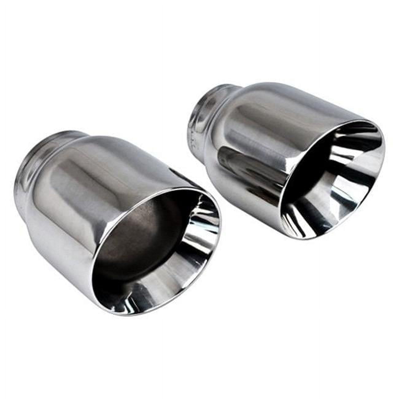 2.50 x 4.00 in. Stainless Steel Double Wall Angle Exhaust Tip - Walmart ...
