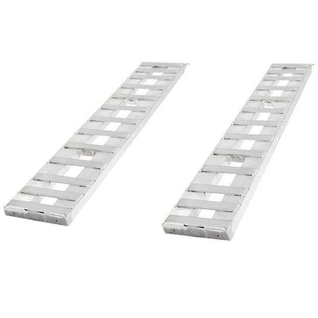 2,500 lb Capacity 72in x 12in x 2in Auto Loading Ramps Aluminum Hook ...