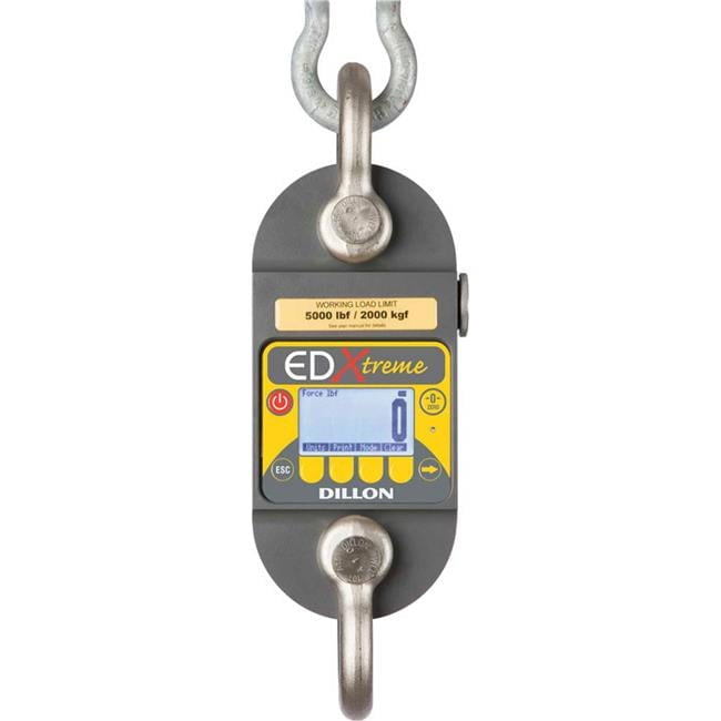 2, 500 x 4 lbs EDX-1T - EDXtreme Dynamometer with Backlight & Shackles ...