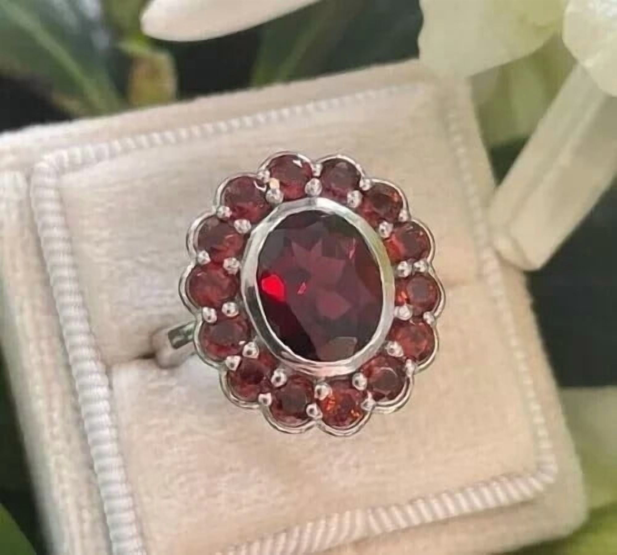 2.50Ct Oval Cut Simulated Red Ruby Women's Wedding Gift Ring 14k White ...