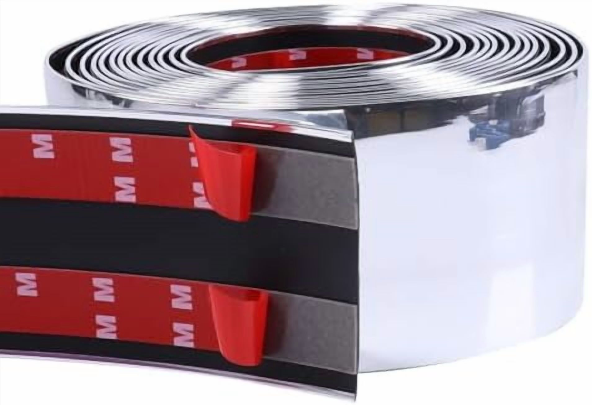 2"(50mm) Automotive Chrome Trim Molding 18FT Heavy Duty Car Side ...