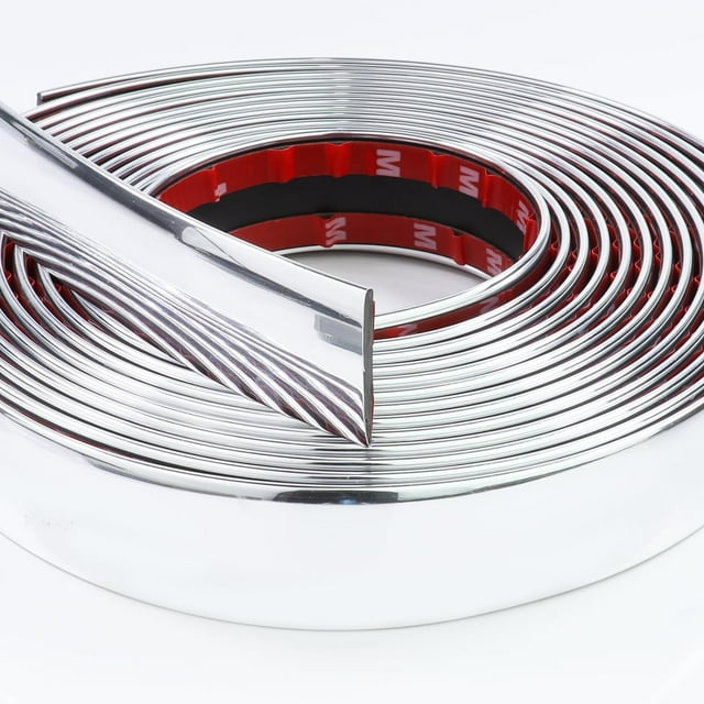 2"(50mm) Wide Automotive Chrome Trim Molding - 10Feet Car Body Side ...