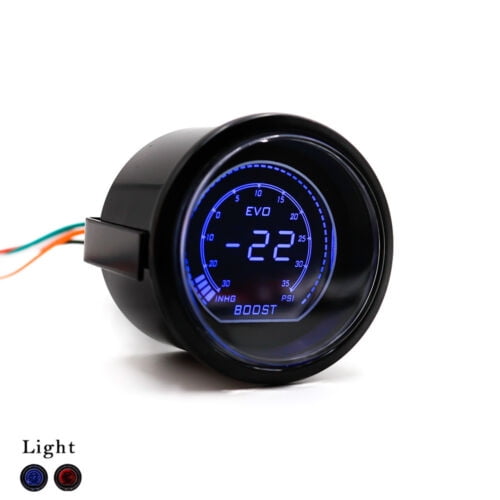 2" 52mm Auto Car Digital LED Turbo Boost Gauge Psi Meter Sensor ...