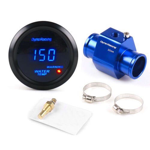 2" 52mm Digital Water Temperature Gauge Meter w/30mm Joint Pipe Sensor ...