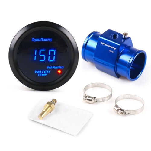 2" 52mm Digital Water Temperature Gauge Meter w/38mm Joint Pipe Sensor ...